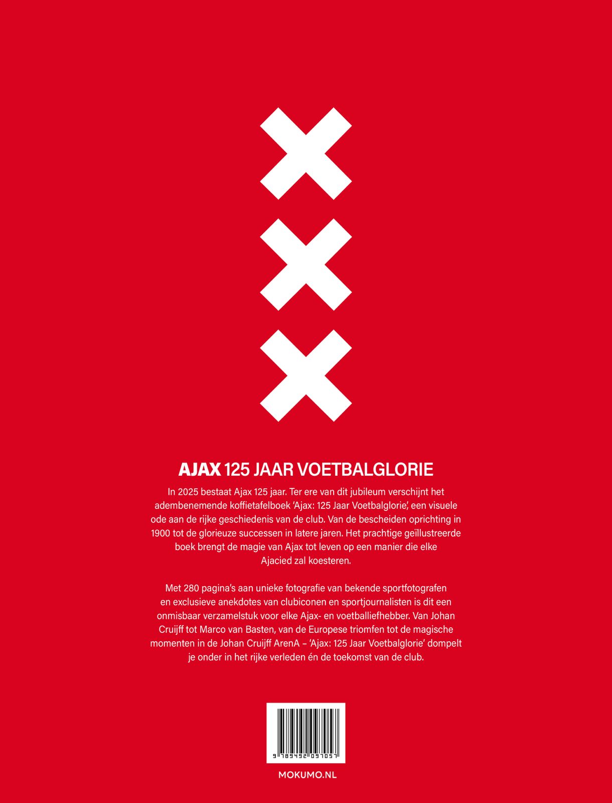 Ajax: 125 Jaar Voetbalglorie | Koffietafelboek